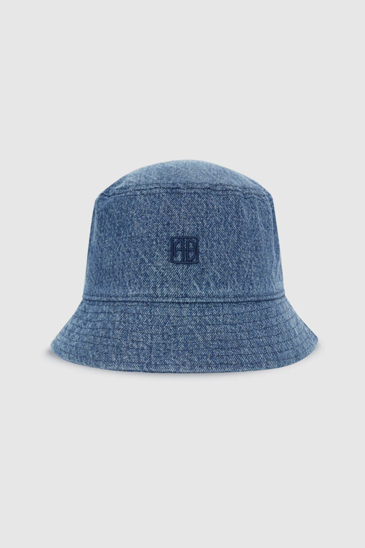 ANINE BING Nicks Bucket Hat Shadow Blue - Oles Döttrar